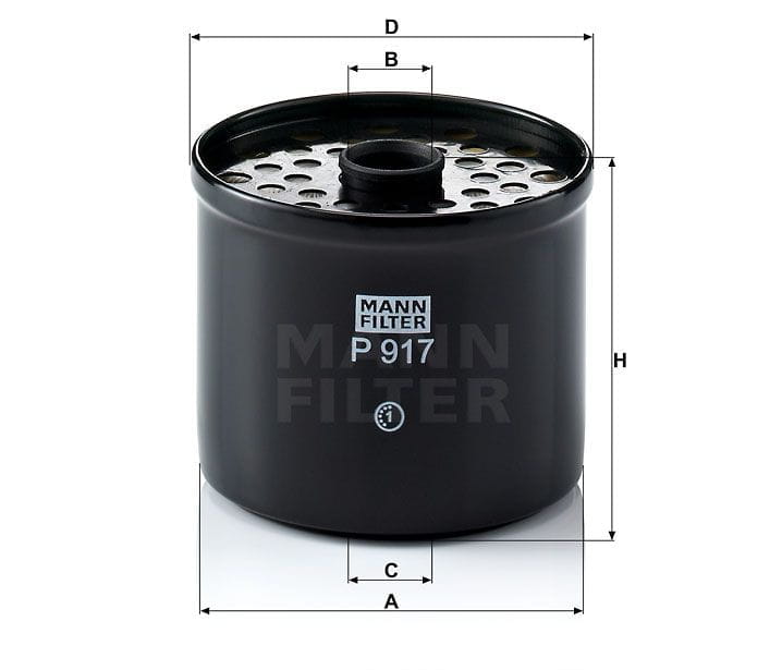 Mann Filter P917x fuel filter element