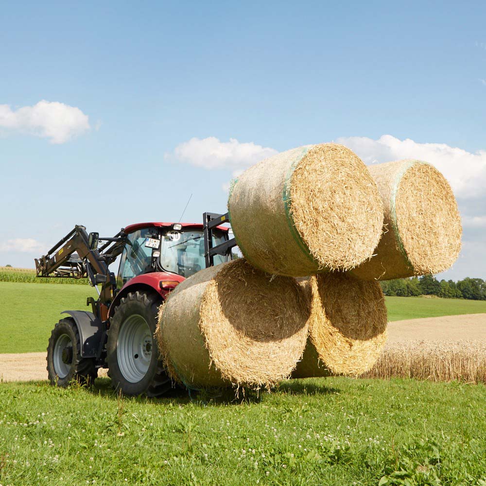 BRANDER Fliegl bale stacker - with quick-change frame and bale spike ...