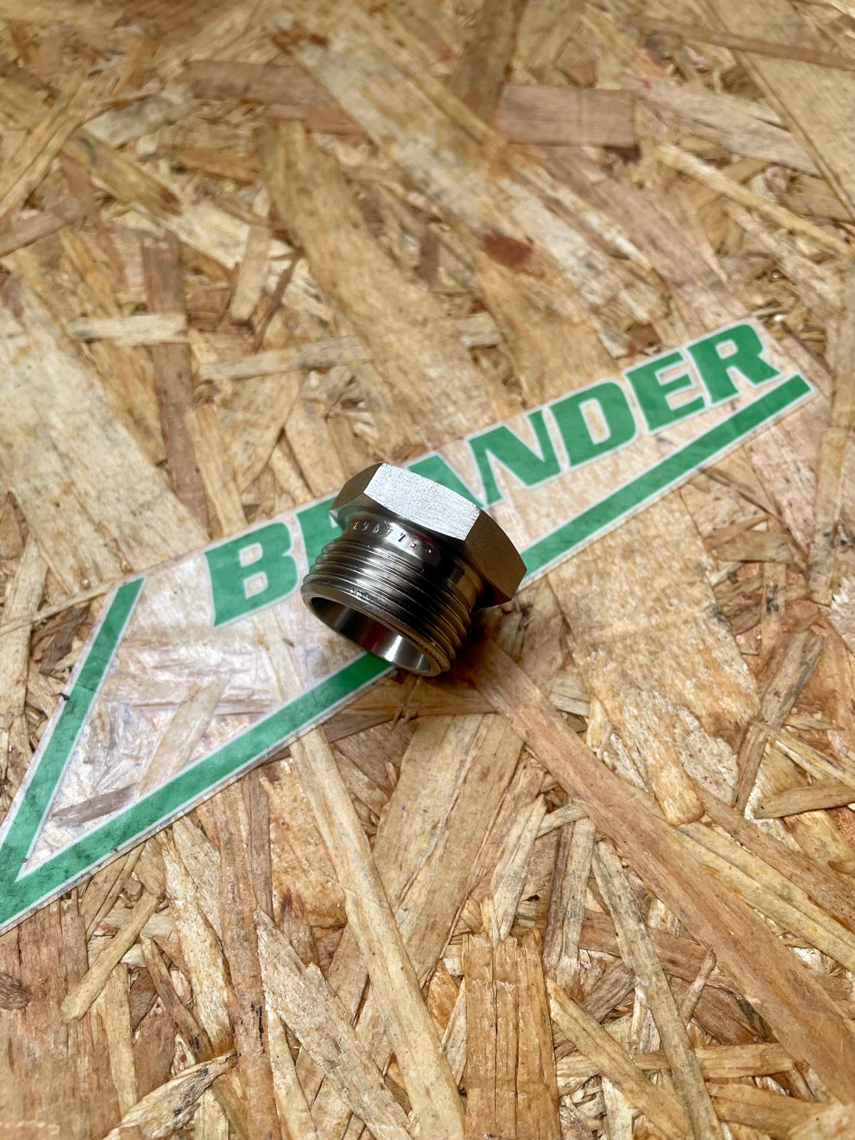 Edelstahl Blindstopfen - 12L SS