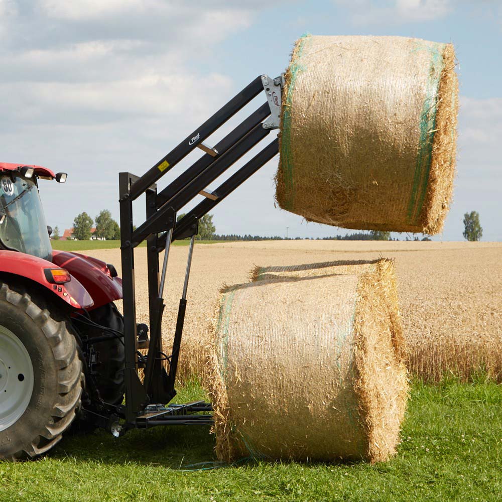 BRANDER Fliegl bale stacker - with quick-change frame and bale spike ...
