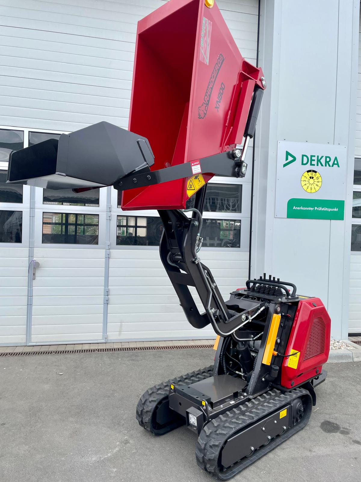 Raupendumper Rhinoceros XN800 mit Hochentleerung – Kompakt & Stark