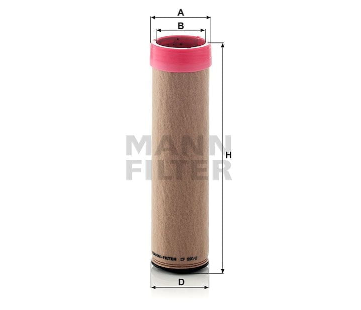 Mann Filter CF 990/2 air filter element (secondary element)